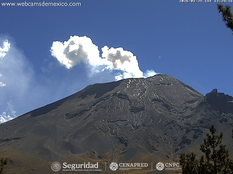 Popocatépetl desde Tlamacas en vivo, Tlamacas, Volcán Popocatépetl ...