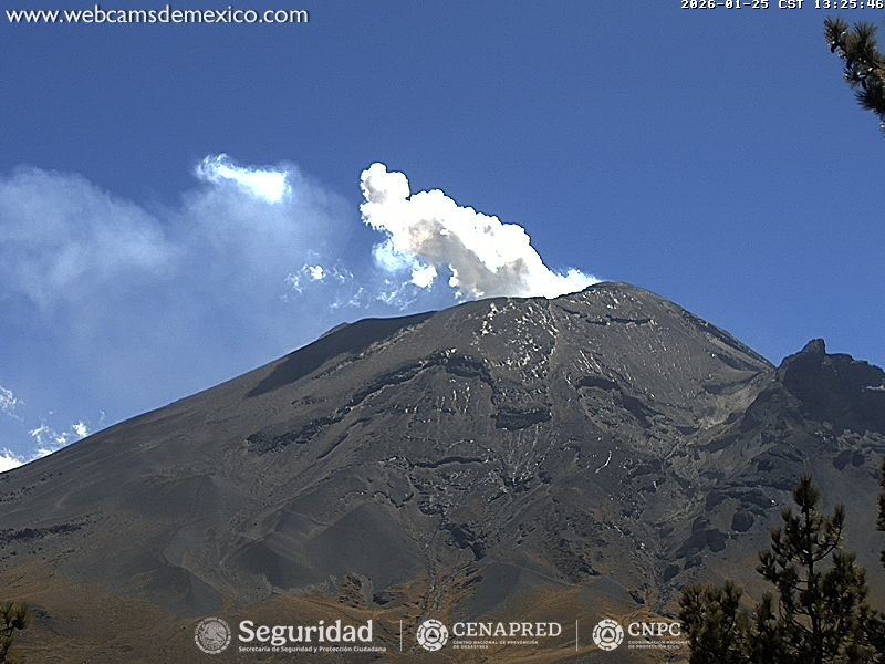 Popocatépetl desde Tlamacas en vivo, Tlamacas, Volcán Popocatépetl ...