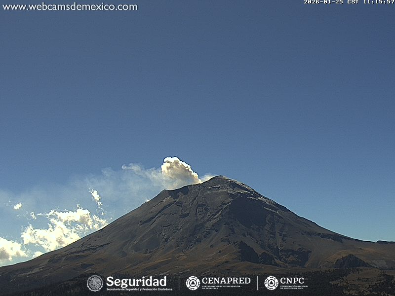 Popocatépetl desde Altzomoni en vivo, Altzomoni, Volcán Popocatépetl ...